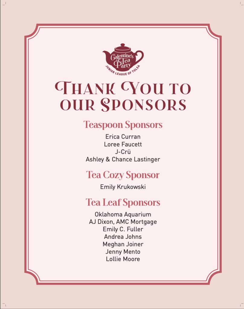 Galentine’s Tea Party – Junior League of Tulsa